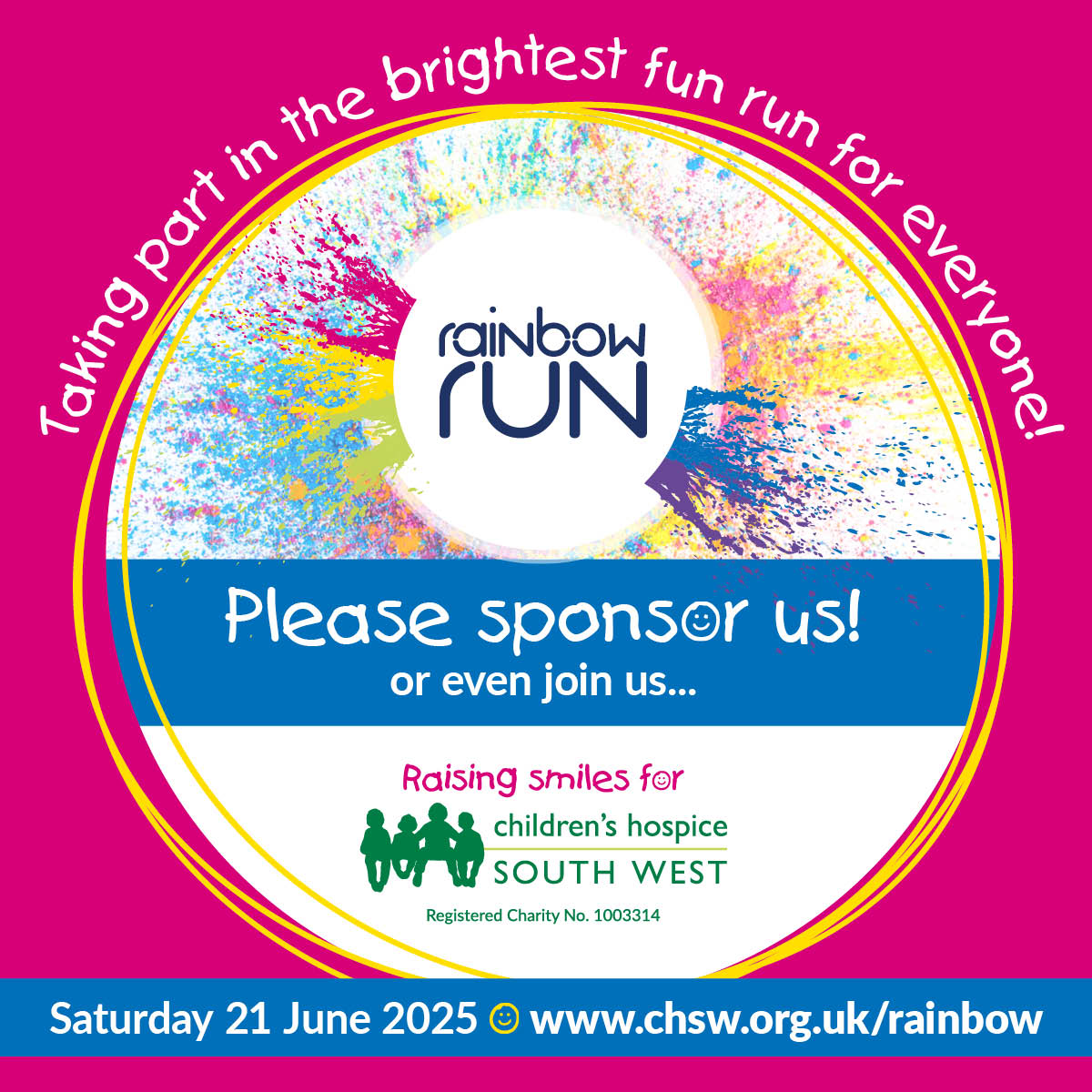 Thank you for signing up to Rainbow Run Cornwall | Childrens Hospice ...