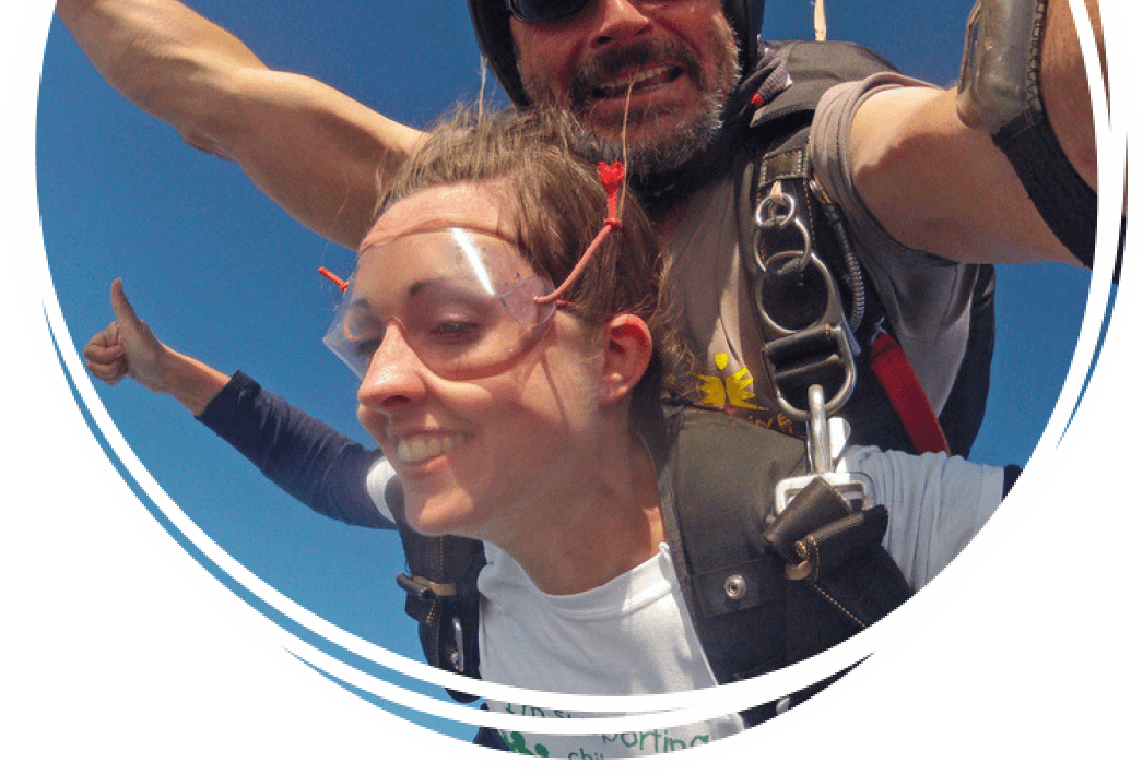 Thank you for booking your charity skydive! | Childrens Hospice South West