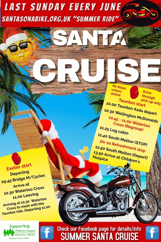 Summer Santa Cruise | Childrens Hospice South West