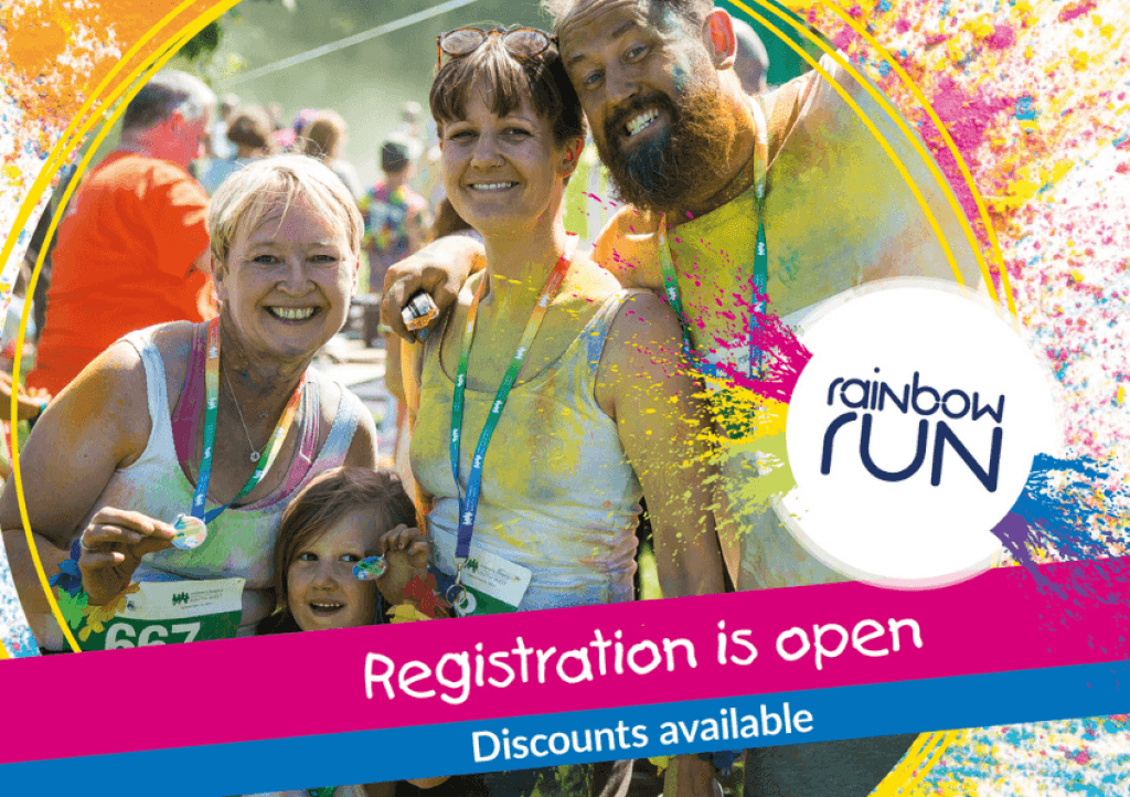 Colourful Rainbow Runs return this summer | Childrens Hospice South West